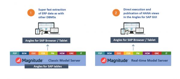 Reporting SAP : S/4 HANA Embedded Analytics versus Angles for SAP
